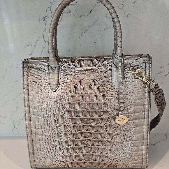 Brahmin | Bags | Brahmin Caroline Silver Lining Melbourne | Poshmark